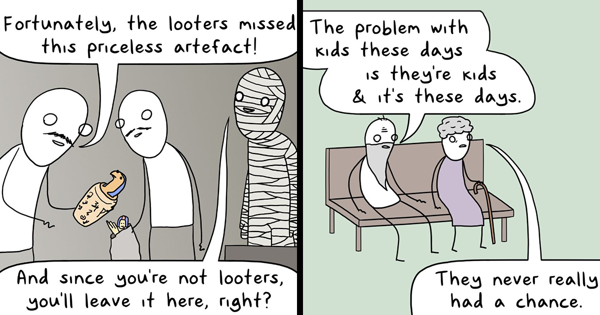 This Comic Artist Has The Ability To Create Funny And Minimalist Comics ...