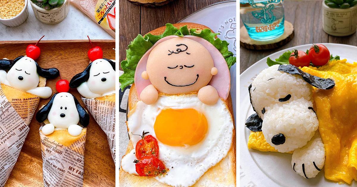 40 Times This Woman Turned Meals Into Scenes From “Peanuts” (40 Pics ...