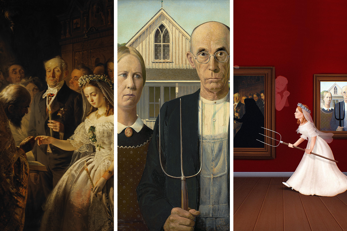 Artist Revealed What Characters Of Renowned Paintings Do At Night When ...