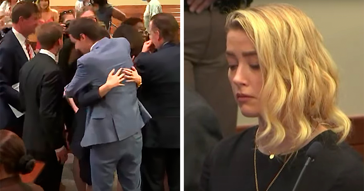 Johnny Depp’s Lawyer Camille Vasquez In Tears As She Hugs Colleagues ...