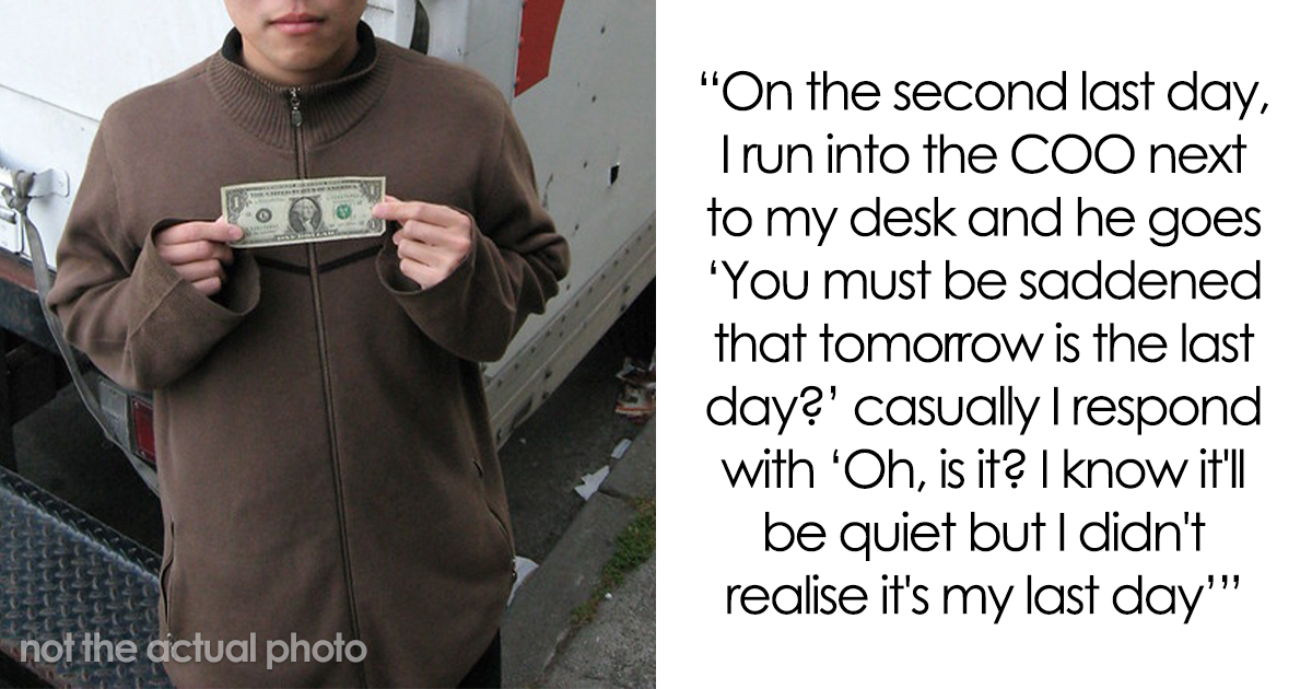 “I Wasn’t Made Redundant Like Everyone Else In The Company, So I Kept ...