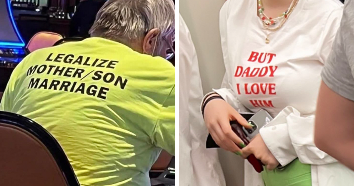 30 Weird, Disturbing, And Downright Cursed Shirts People Actually Wear ...
