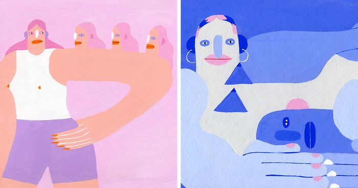 Lithuanian Artist Explores The Beauty Of Female Shapes In 41 Quirky ...