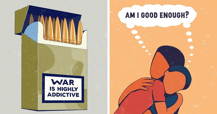 25 New Thought-Provoking Illustrations That Reflect Our Society, Made ...