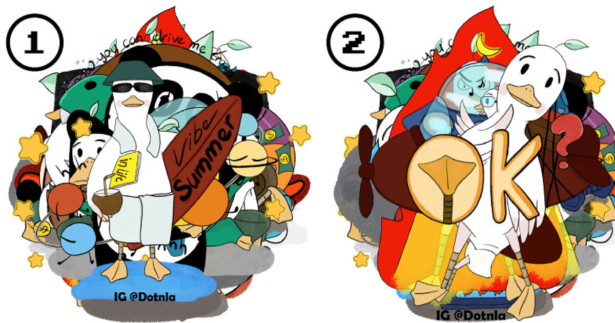 I Designed A Duck Character Named Doo Doo | Bored Panda