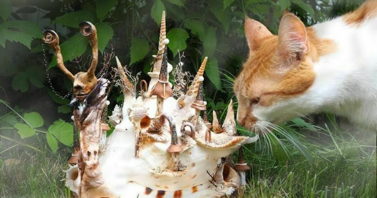 I Use Unwanted Objects To Create My Own Fantasy Worlds | Bored Panda