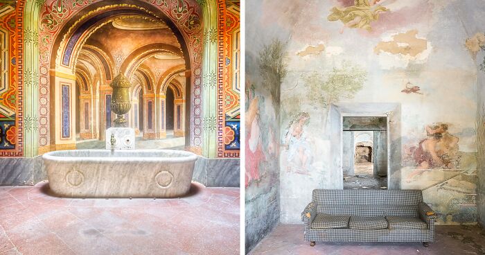 I Photographed Breathtaking Paintings And Frescoes In Abandoned Places ...