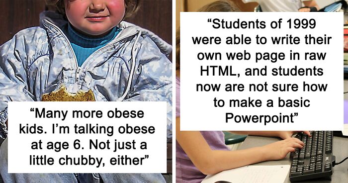 30 Teachers Share The Main Differences Between Students Then And Now | Bored Panda