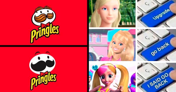 40 Redesigns That Are So Bad, People Had To Shame Them On This Online Community