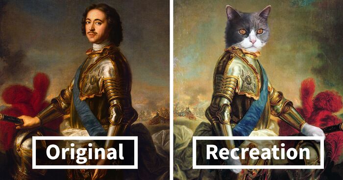 Artist Turns Pictures Of Cats Into Classical Paintings (56 Pics ...