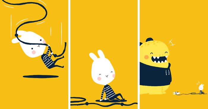 16 Dialogue-Less Comics That I Created As A Reminder To Always Treasure ...