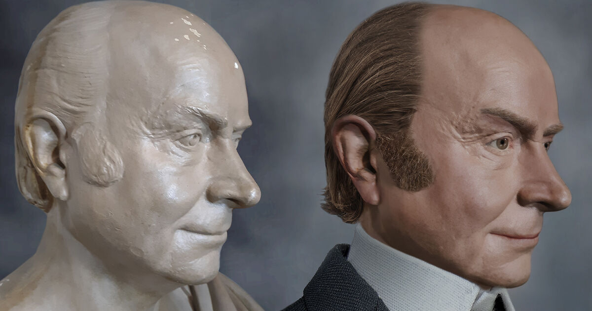 New, Never Before Seen, Real-Face Images Of 6th U.S. President John ...