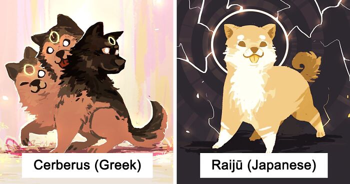 Artist Illustrated Magical Animals From Japanese, Hindu, Norse And ...