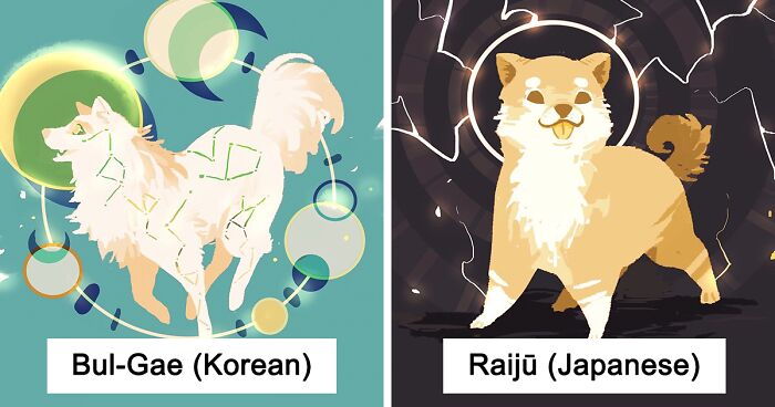 Artist Illustrated Magical Animals From Japanese, Hindu, Norse And ...
