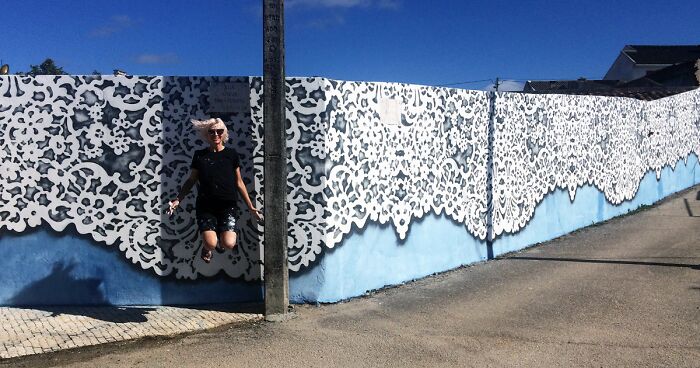 I Cover The Streets With My Art, And Here Are My 30 Lace Artworks (New ...