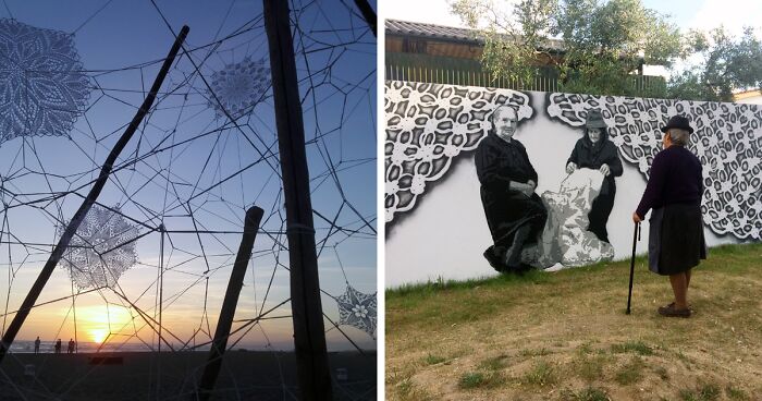 I Cover The Streets With My Art, And Here Are My 30 Lace Artworks (New ...