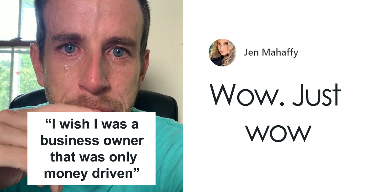 CEO Posts A Crying Selfie After Laying Off Employees, Receives A Major Backlash | Bored Panda