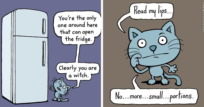 These One-Panel Cat Comics By Anthony Smith Purrfectly Capture What ...