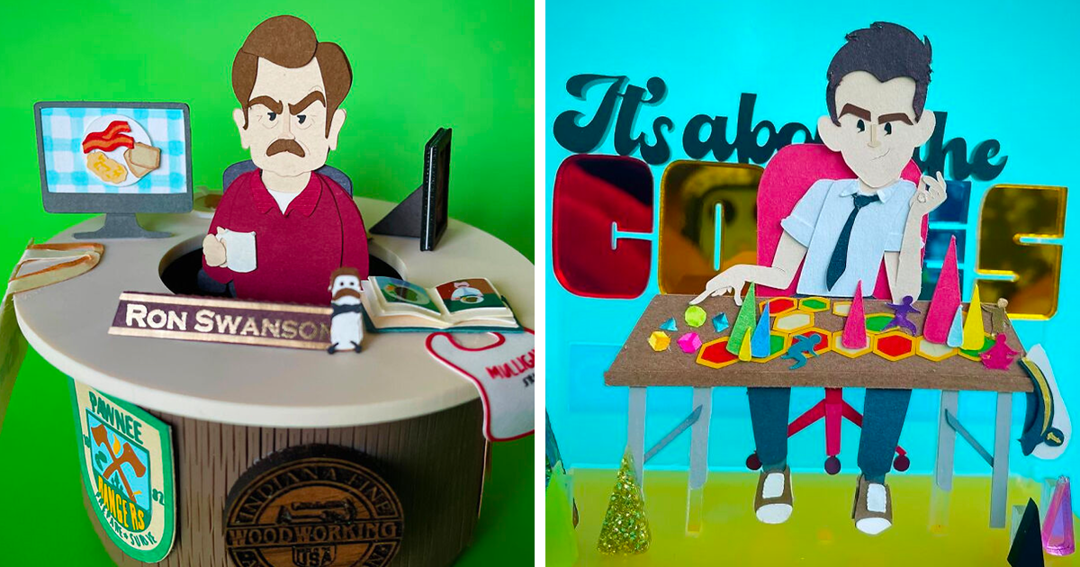 I Used Paper Art To Create The Characters Of Popular TV Shows (31 Pics ...