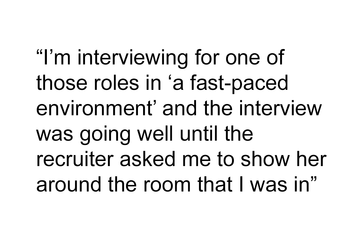 “Just Had A Zoom Job Interview, And The Recruiter Asked Me To ‘Show Her ...
