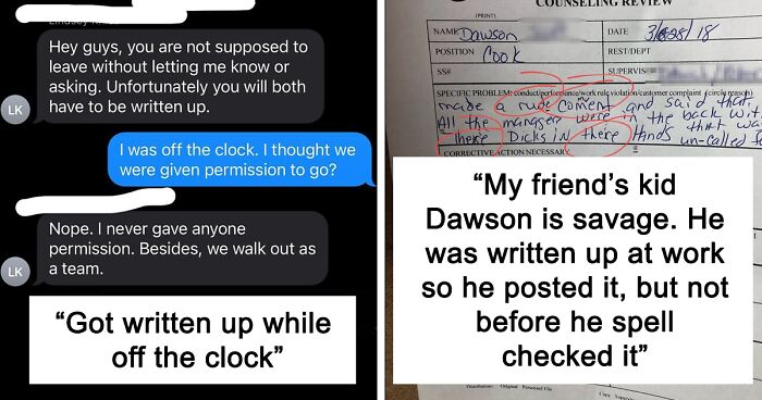 30 Times Bosses Wrote Up Their Workers For Absurd Reasons And Got ...