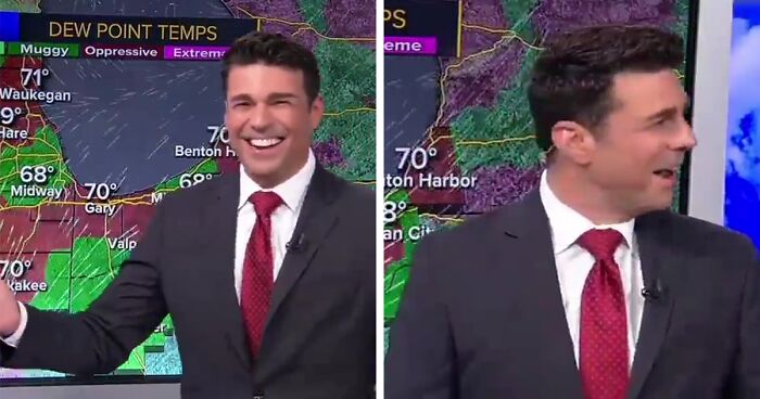 Weatherman Stunned To Discover His TV Is A Touch Screen, And The ...