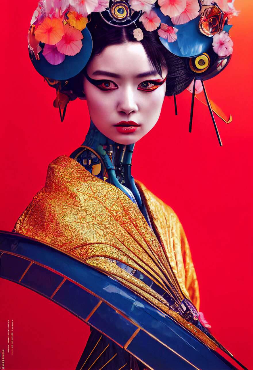 I Created Steam Punk And Futuristic Geisha Looks (6 New Pics) | Bored Panda