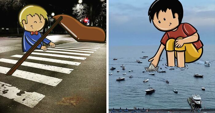 This Artist Drew These 39 Illustrations And They Interact With Everyday ...