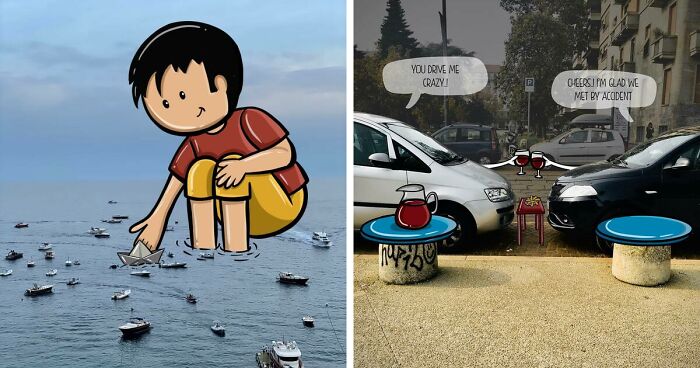 This Artist Drew These 39 Illustrations And They Interact With Everyday ...
