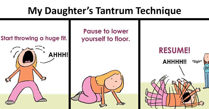 30 Cartoons Illustrating What Being A Parent Is Really Like By Hedger ...