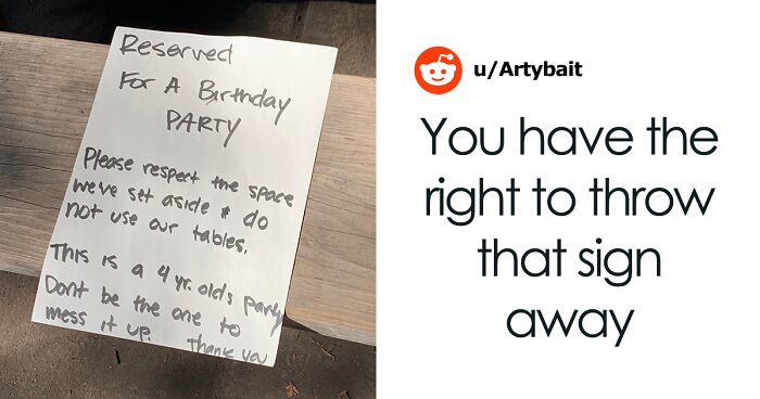 “Don’t Be The One To Mess It Up”: Entitled Note On Public Park Benches ...