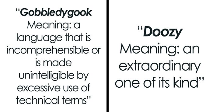 30 Wonderfully Weird English Terms You Might Not Know | Bored Panda