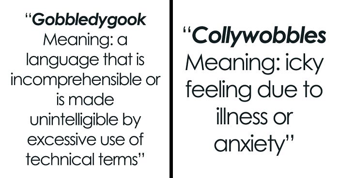 30 Wonderfully Weird English Terms You Might Not Know | Bored Panda