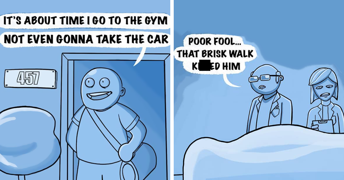 This Artist Draws Sarcastic Comics With Twisted Endings (40 Pics ...