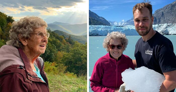 Grandson Takes Grandma To See The Mountains, It Turns Into An Adventure To Visit Every US ...