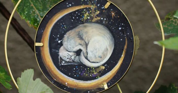 I Use Various Glassware For Painting Hyperrealistic Animals And Here ...