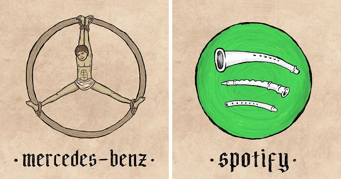 I Tried To Imagine How Logos Of Popular Brands Would Have Looked If ...