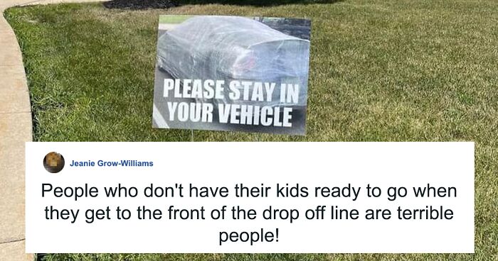 7 Funny Drop-Off Lane Signs Put Up By This Elementary School Are ...