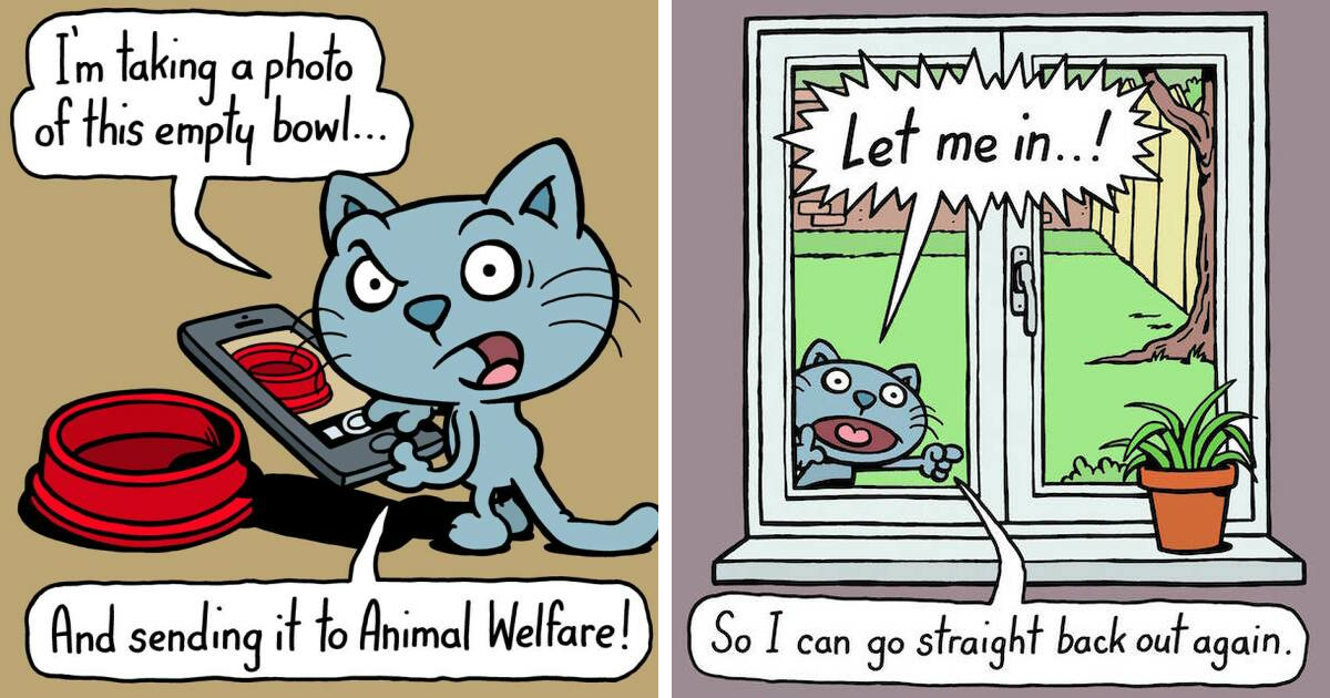 These One-Panel Cat Comics By Anthony Smith Purrfectly Capture What ...