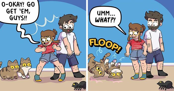 Cute And Funny Relationship Moments This Artist Has Captured In Her ...