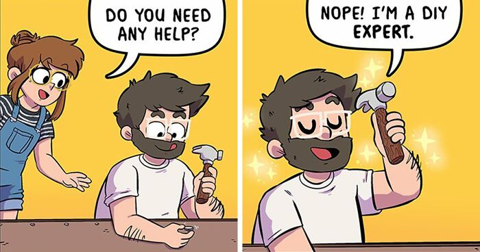 Cute And Funny Relationship Moments This Artist Has Captured In Her ...