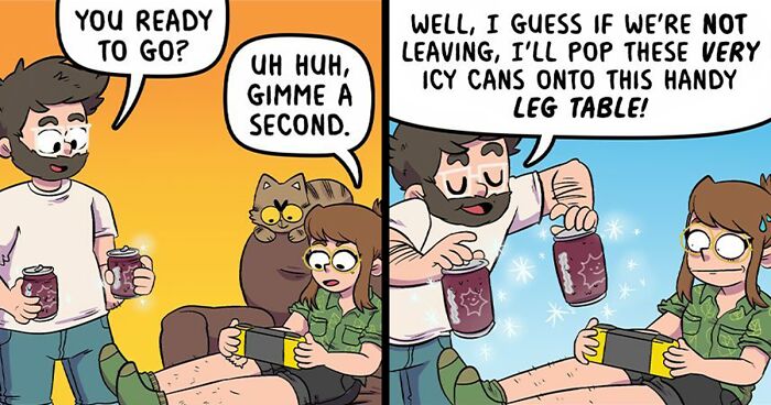 Cute And Funny Relationship Moments This Artist Has Captured In Her ...