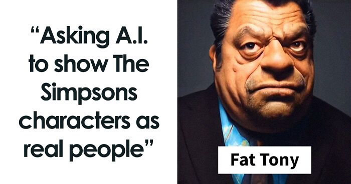 Artist Recreates The Simpsons Characters Using AI (The Results Look Cursed)