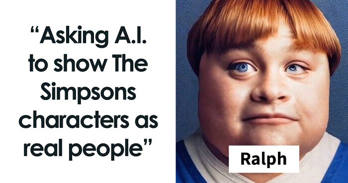 Artist Recreates The Simpsons Characters Using AI (The Results Look Cursed)