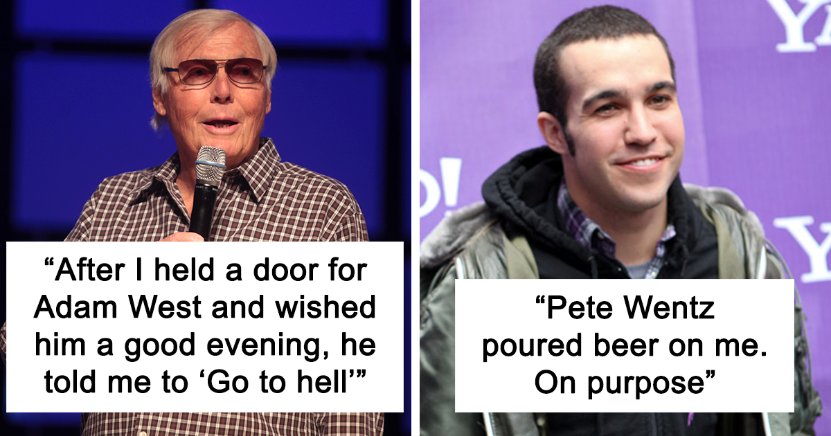 40 Times People Regretted Meeting Celebrities In Real Life Due To It ...