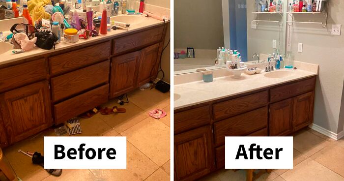 35 Satisfying Pics Of Spaces Before And After Being Cleaned