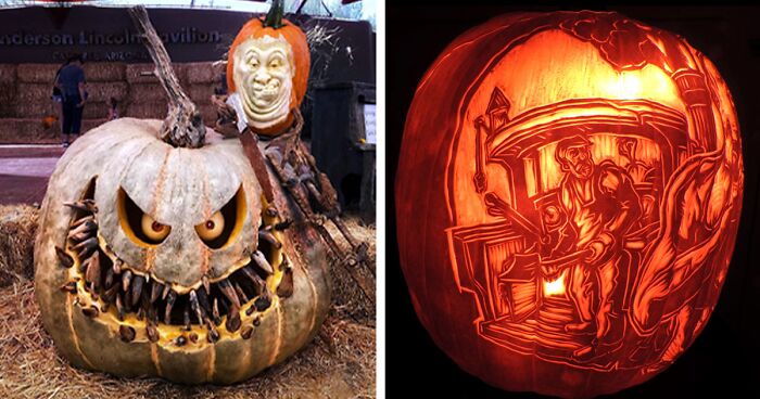 50 Times People Showed True Skill When It Came To Carving Halloween ...