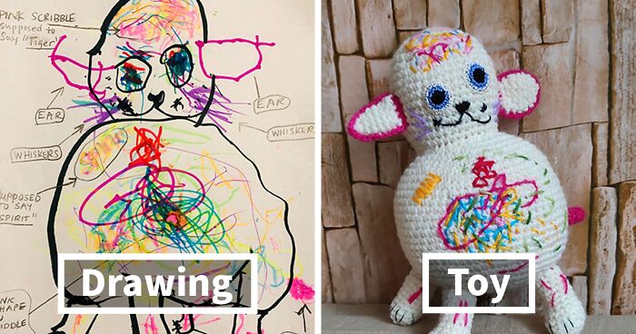I Create Children’s Toys From Their Unique Drawings (35 Pics) | Bored Panda