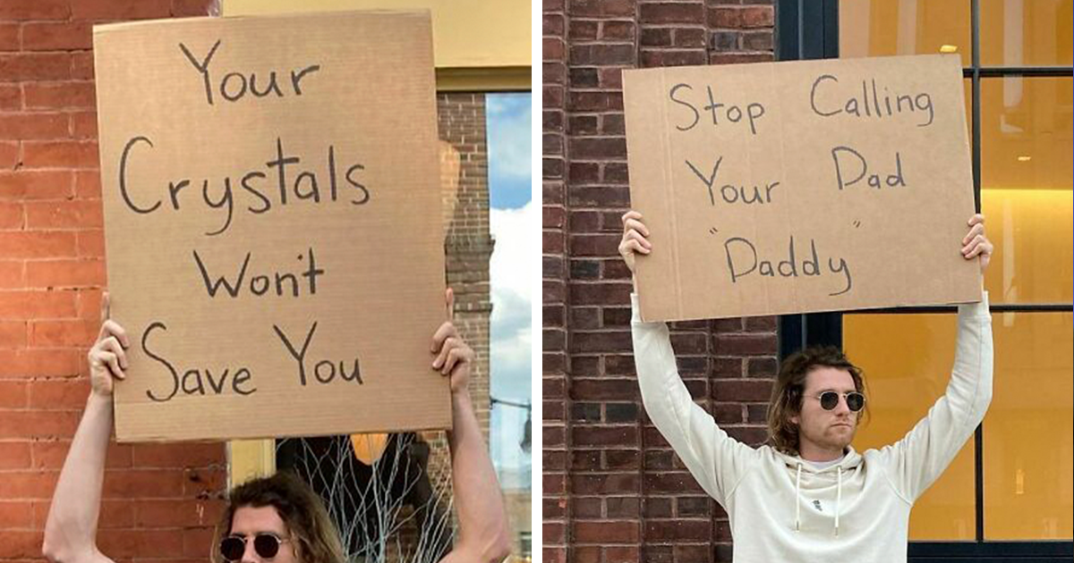 ‘Dude With Sign’ Has 8 Million Followers For Protesting Against ...