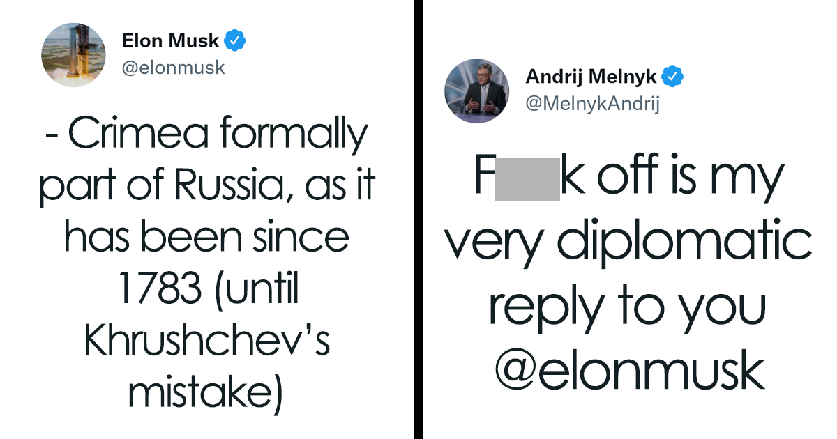 Twitter Is Going Mad After Elon Musk Tweets That “Crimea Is Formally ...